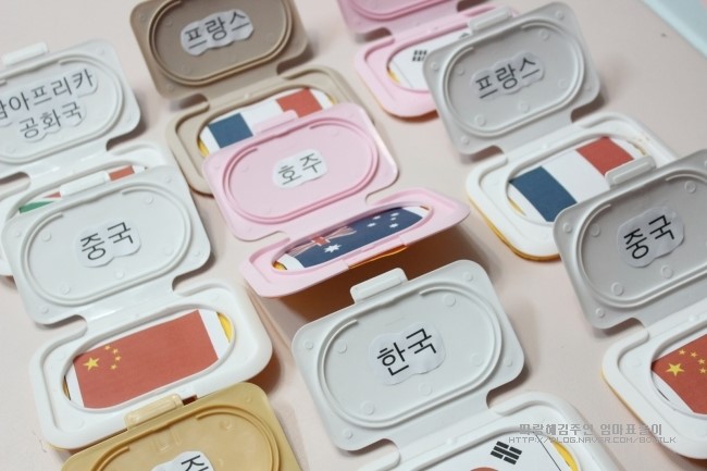 물티슈캡 재활용 국기교구엄마표교구엄마표장난감엄마표 놀이오감 놀이 네이버 블로그