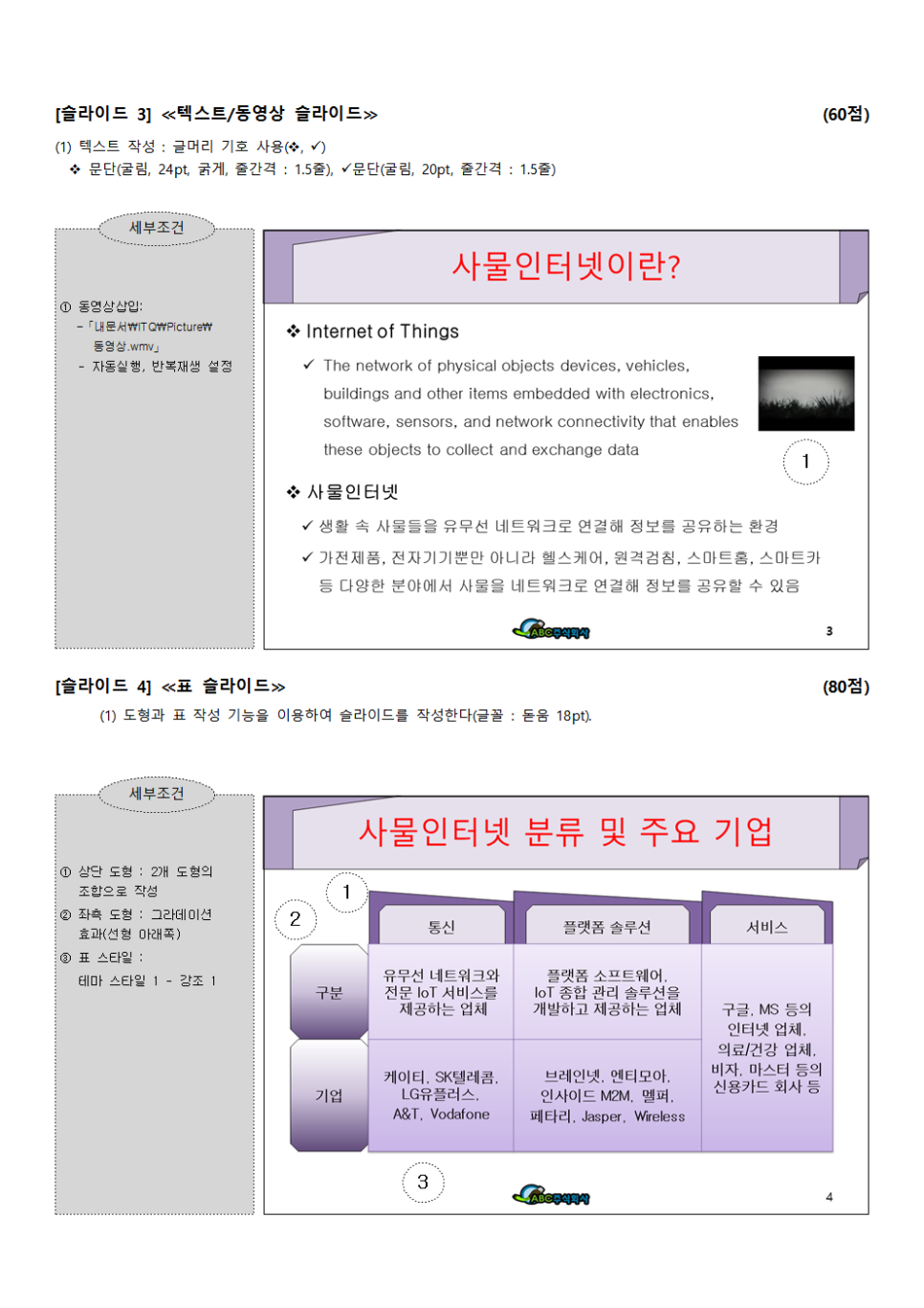 ITQ 파워포인트 기출문제 및 정답 - 2016년 10월 8일 시행 : 네이버 블로그