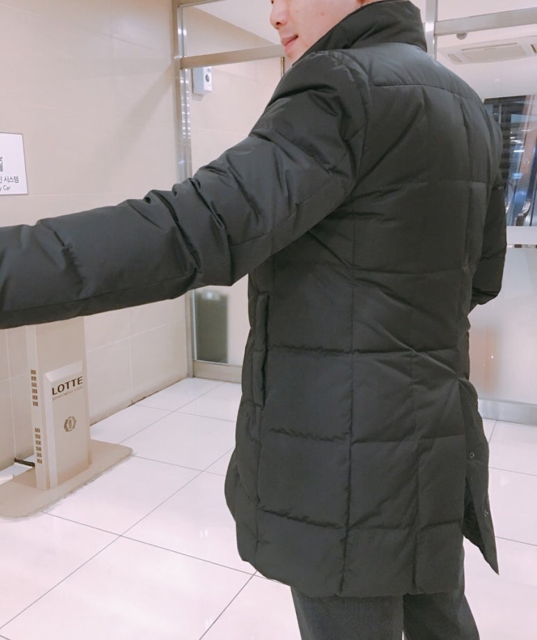남자패딩코트 군더더기없는 깔끔한 솔리드옴므 추천 네이버 블로그