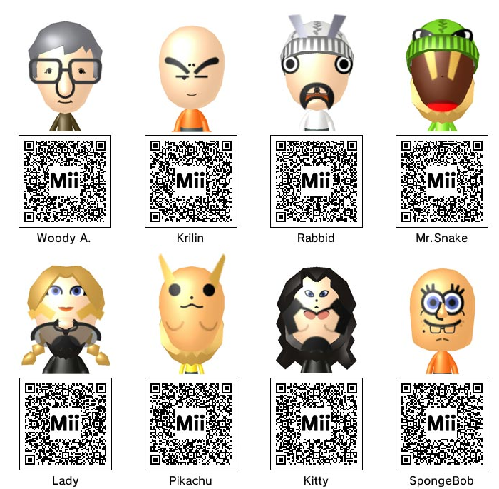 닌텐도 3DS용 Mii QR CODE 모음 : 네이버 블로그