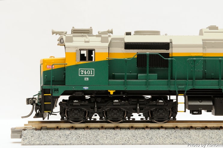 [한국철도모형] 철도청 EMD GT26CW-2 7400호대 특대형 디젤전기 기관차 (한국정밀모형/Hantrack) : 네이버 블로그