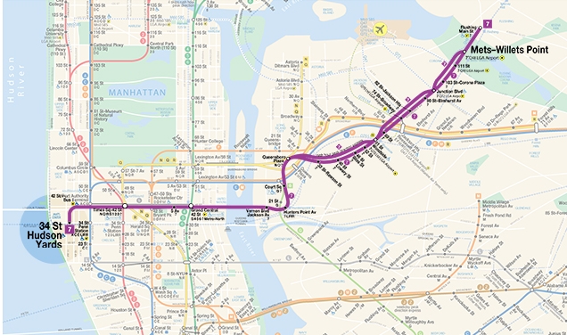 뉴욕 지하철 7호선 - 퀸즈 플러싱 (Flushing) 역 에서 허드슨 야드 역까지 : 네이버 블로그