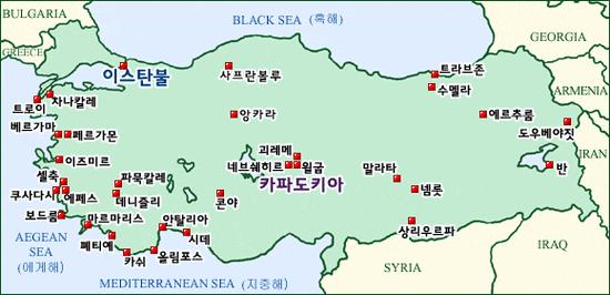 터키지도 : 네이버 블로그